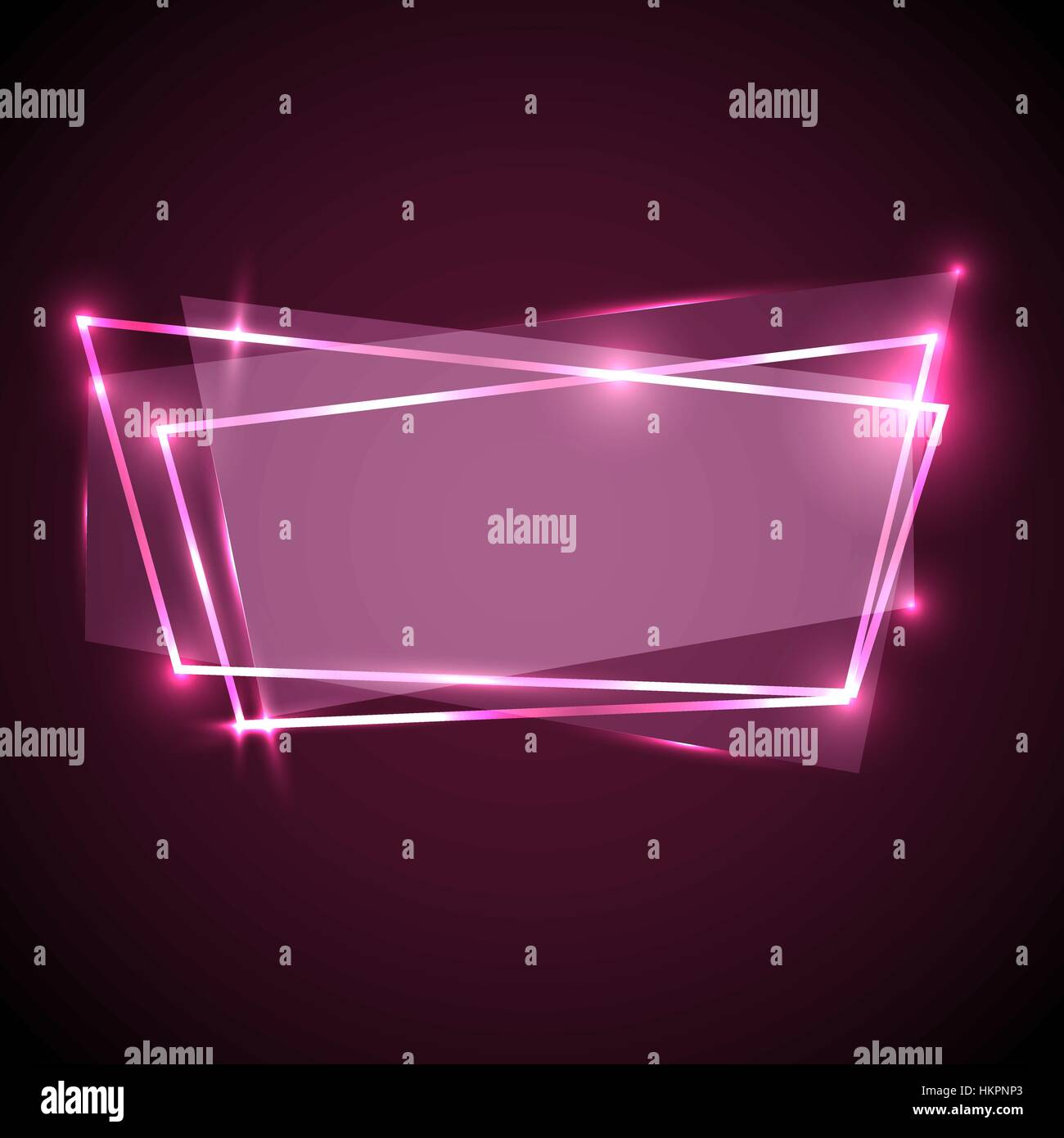 Abstract background with pink neon banner, stock vector Stock Vector ...