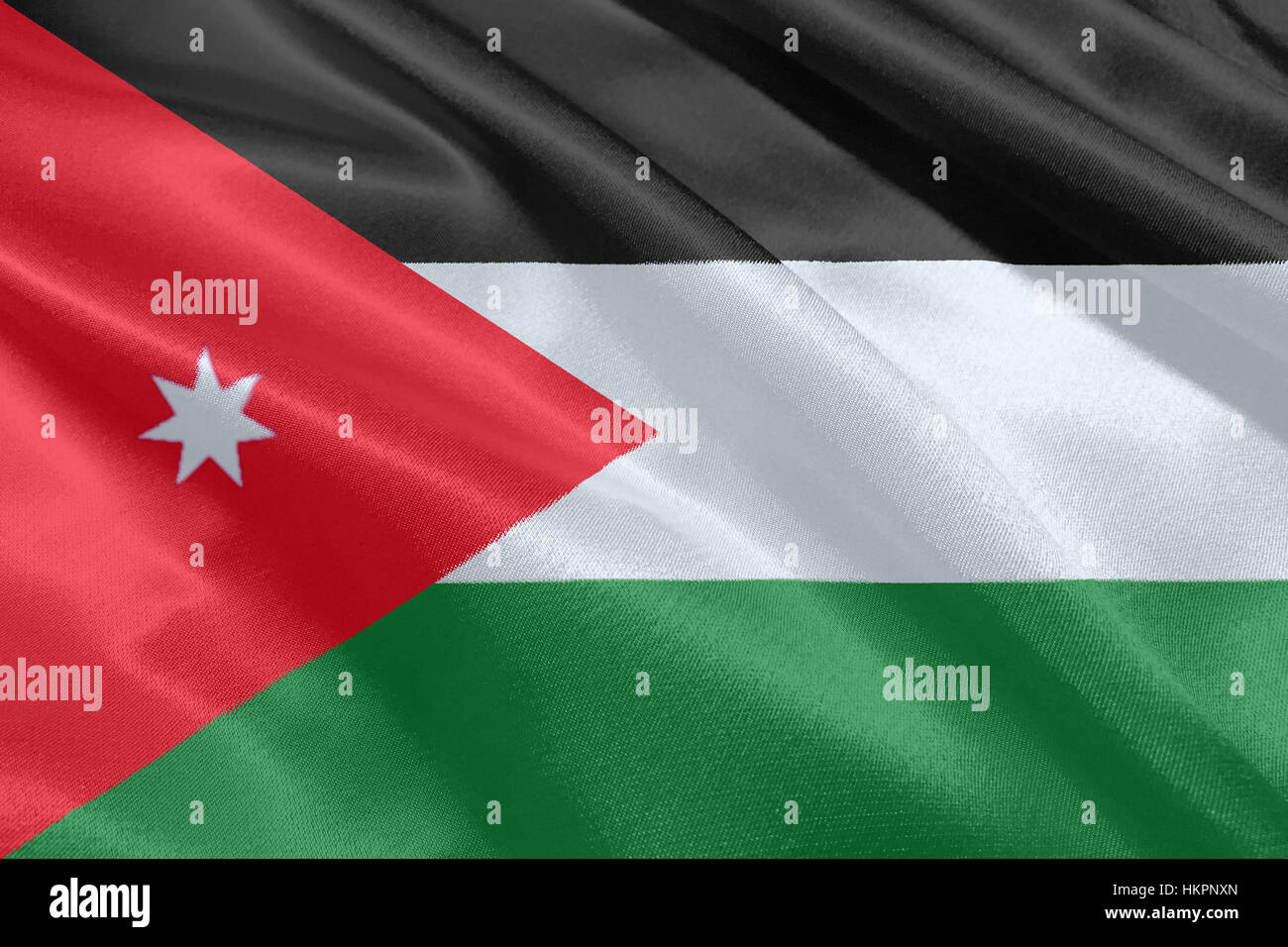 Jordan flag hi-res stock photography and images - Alamy