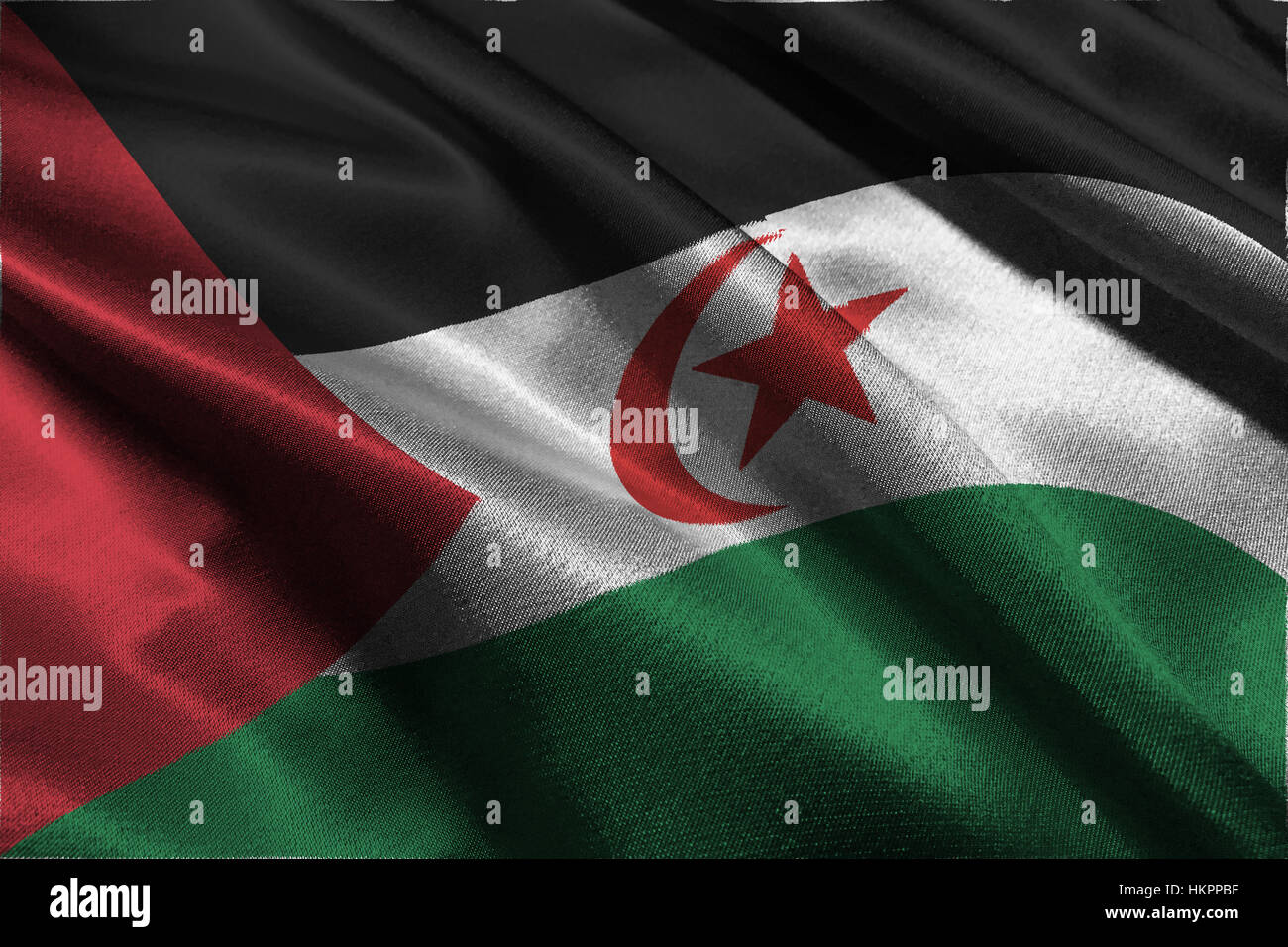 Western sahara flag hi-res stock photography and images - Alamy