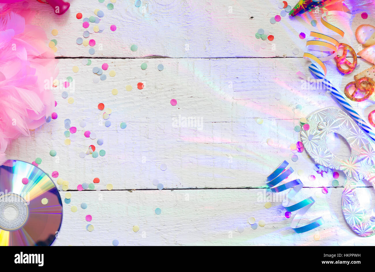 Carnival birthday party background concept with abstract lights Stock ...