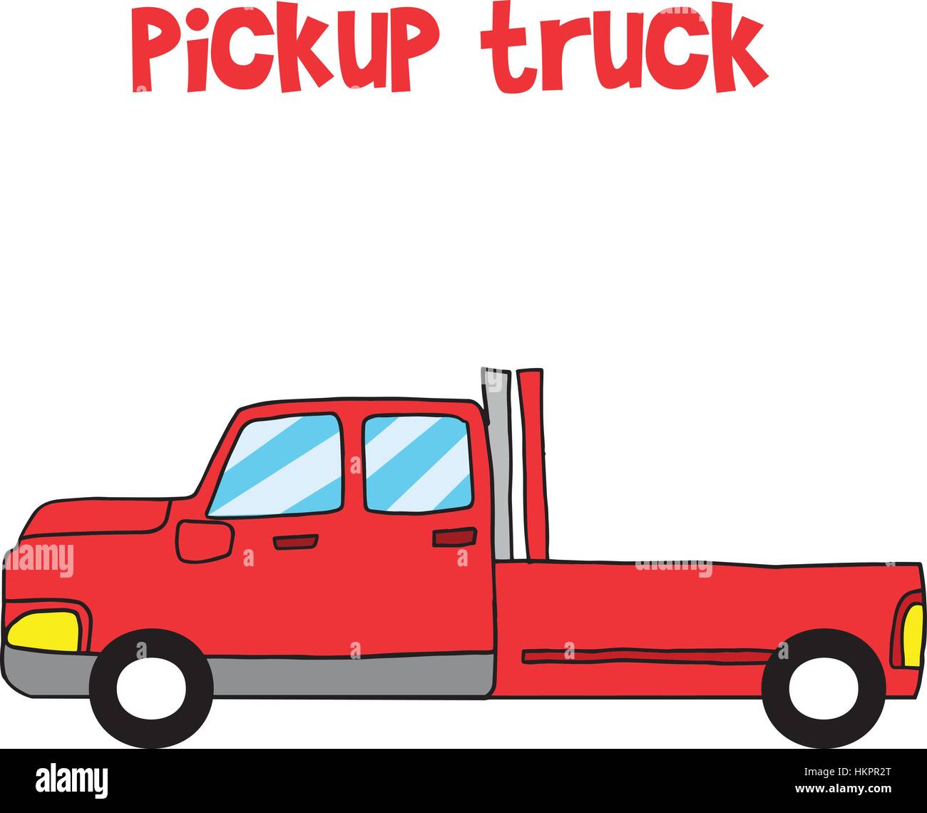 Pickup truck hand draw hi-res stock photography and images - Alamy