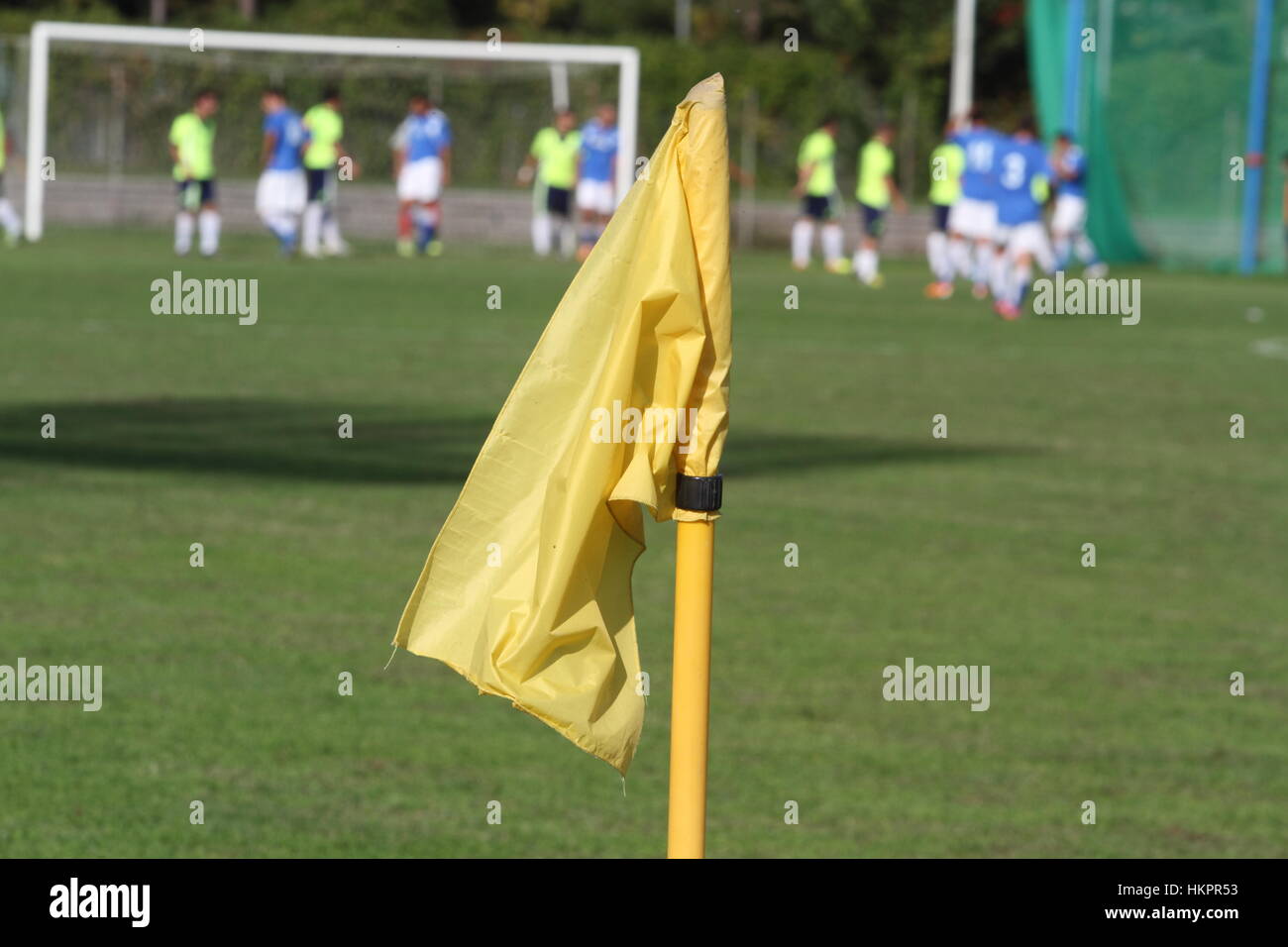 Corner kick flag hi-res stock photography and images - Alamy