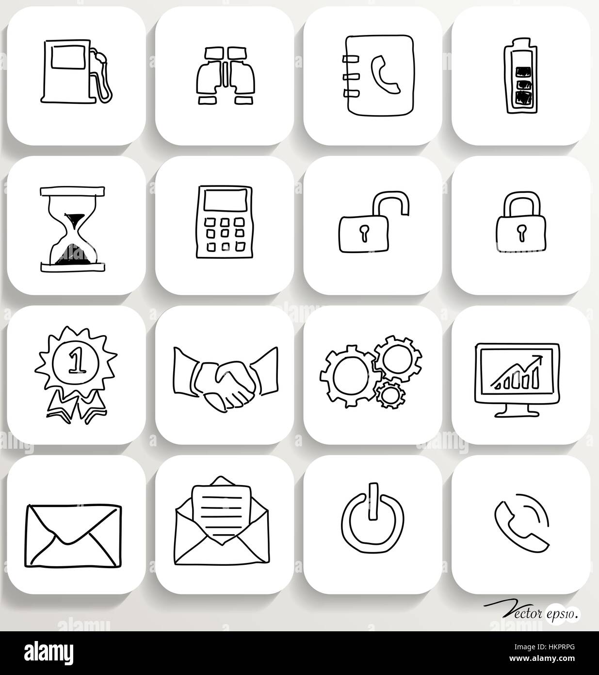 Application icons design set 3. Vector illustration Stock Vector Image ...