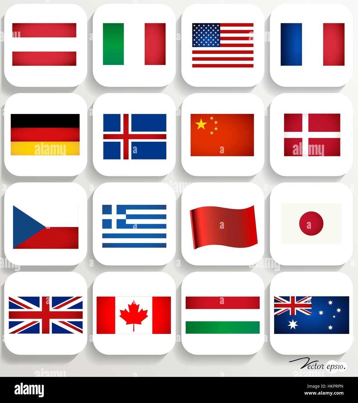 Flags world tree Stock Vector Images - Alamy