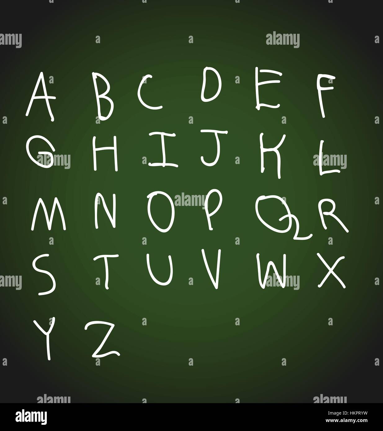 Hand drawing alphabet design, vector illustration Stock Vector Image ...