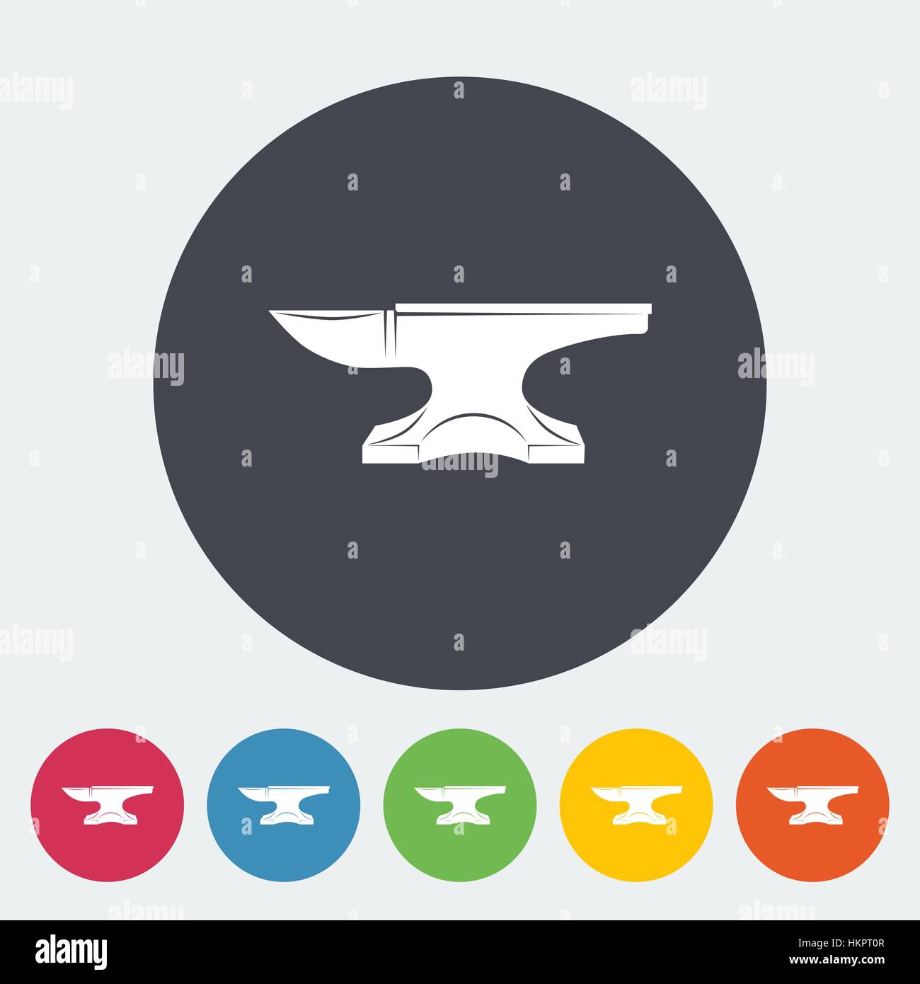 Antique anvil Stock Vector Images - Alamy