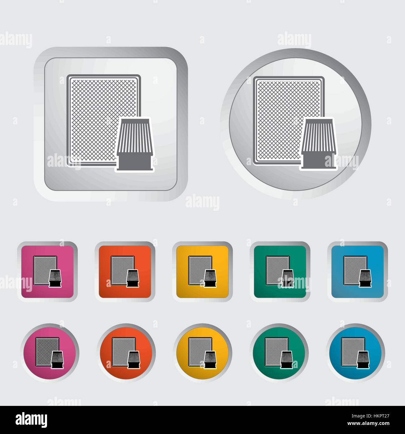 Automotive filter icon. Vector illustration Stock Vector Image & Art ...