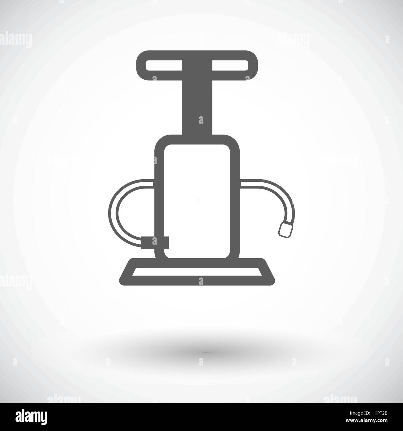 Pump. Single flat icon on white background. Vector illustration Stock ...