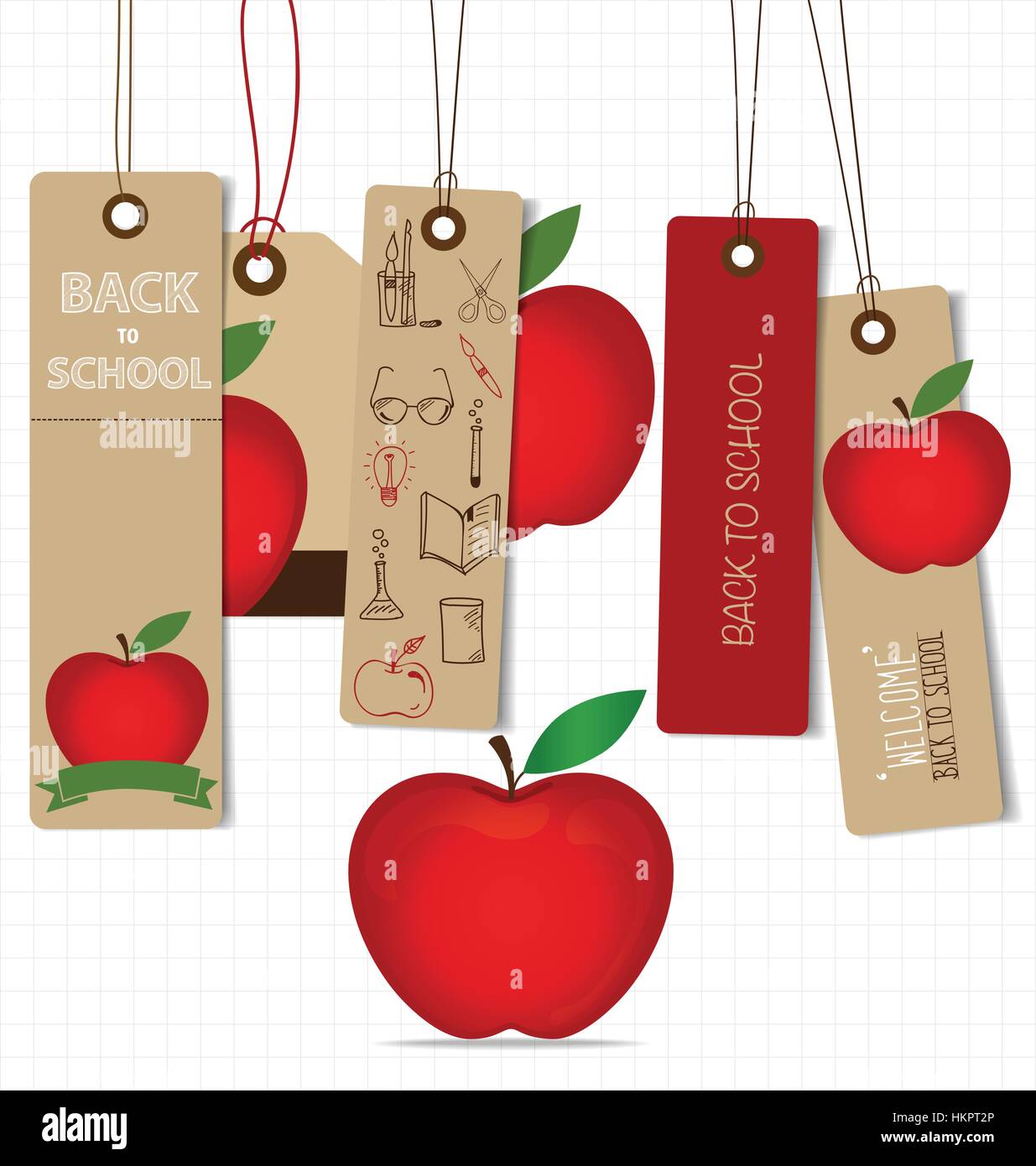 Welcome back to school. Sale Coupon, voucher and tag. Vector ...