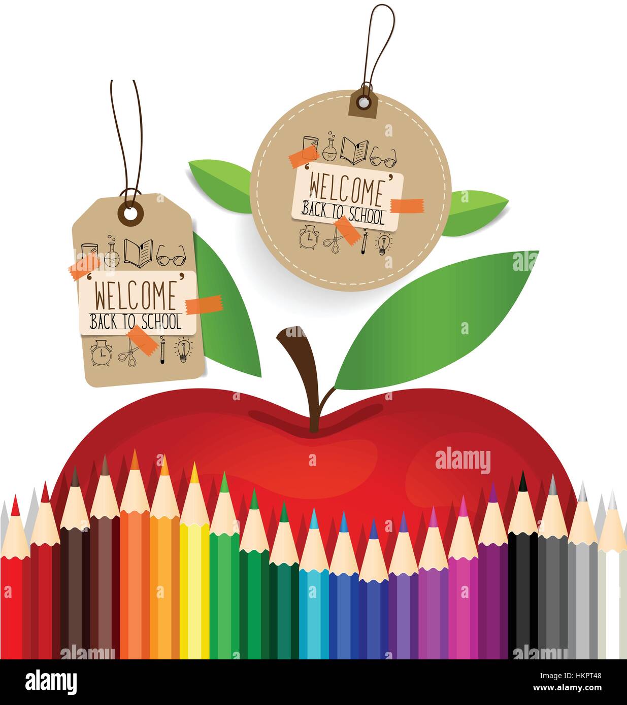 Welcome back to school. Sale Coupon, voucher and tag. Vector ...