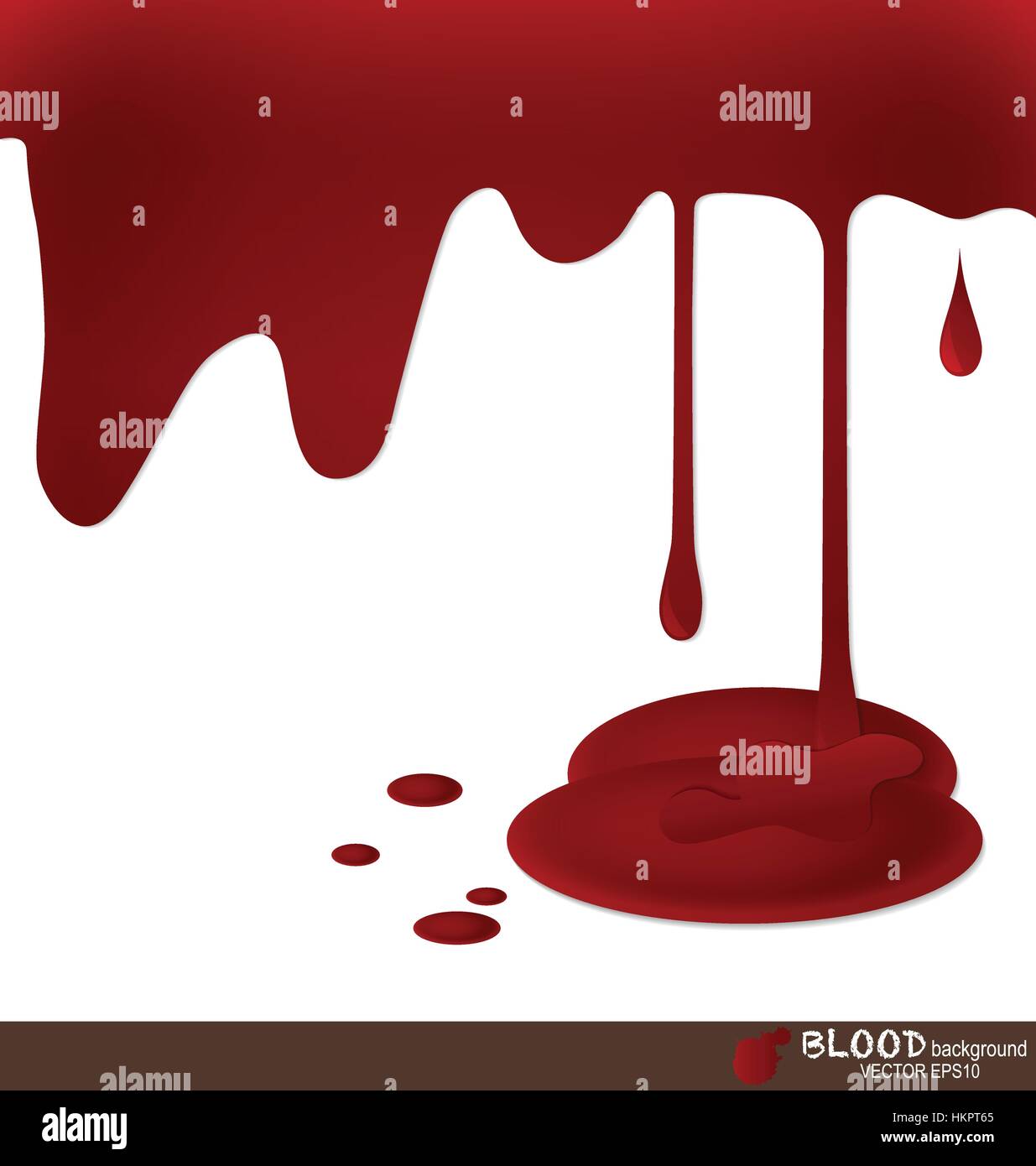 Blood dripping, blood background. Vector illustration Stock Vector ...
