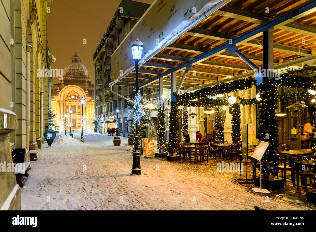 BUCHAREST, ROMANIA - JANUARY 06, 2017: CEC Bank (Casa de Economii si ...