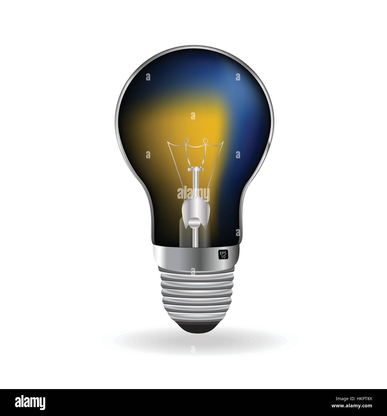 The light bulb. Vector Illustration Stock Vector Image & Art - Alamy