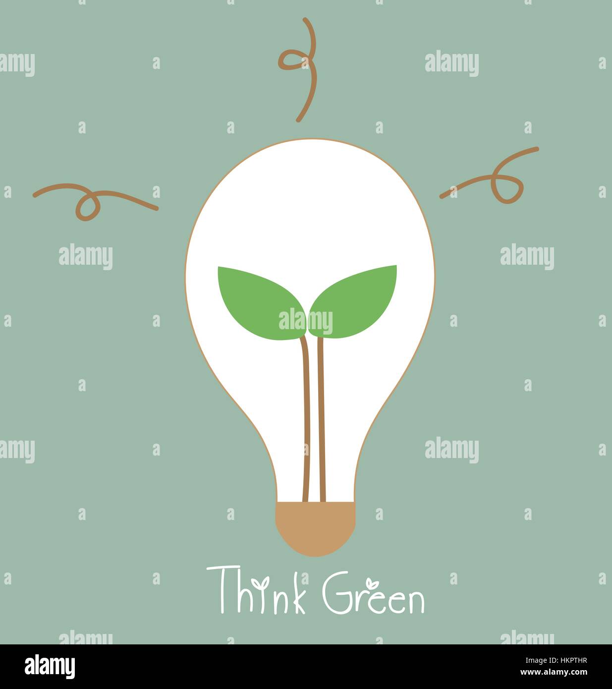 Ecology light bulb, tree grow in a light bulb Stock Vector Image & Art ...
