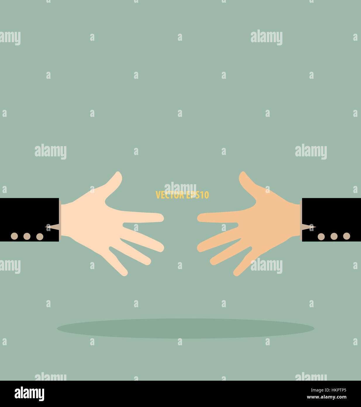 Handshake. Vector illustration Stock Vector Image & Art - Alamy