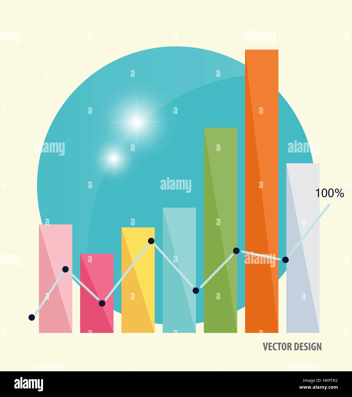 Modern design graph. Business graph to success, can use for business ...