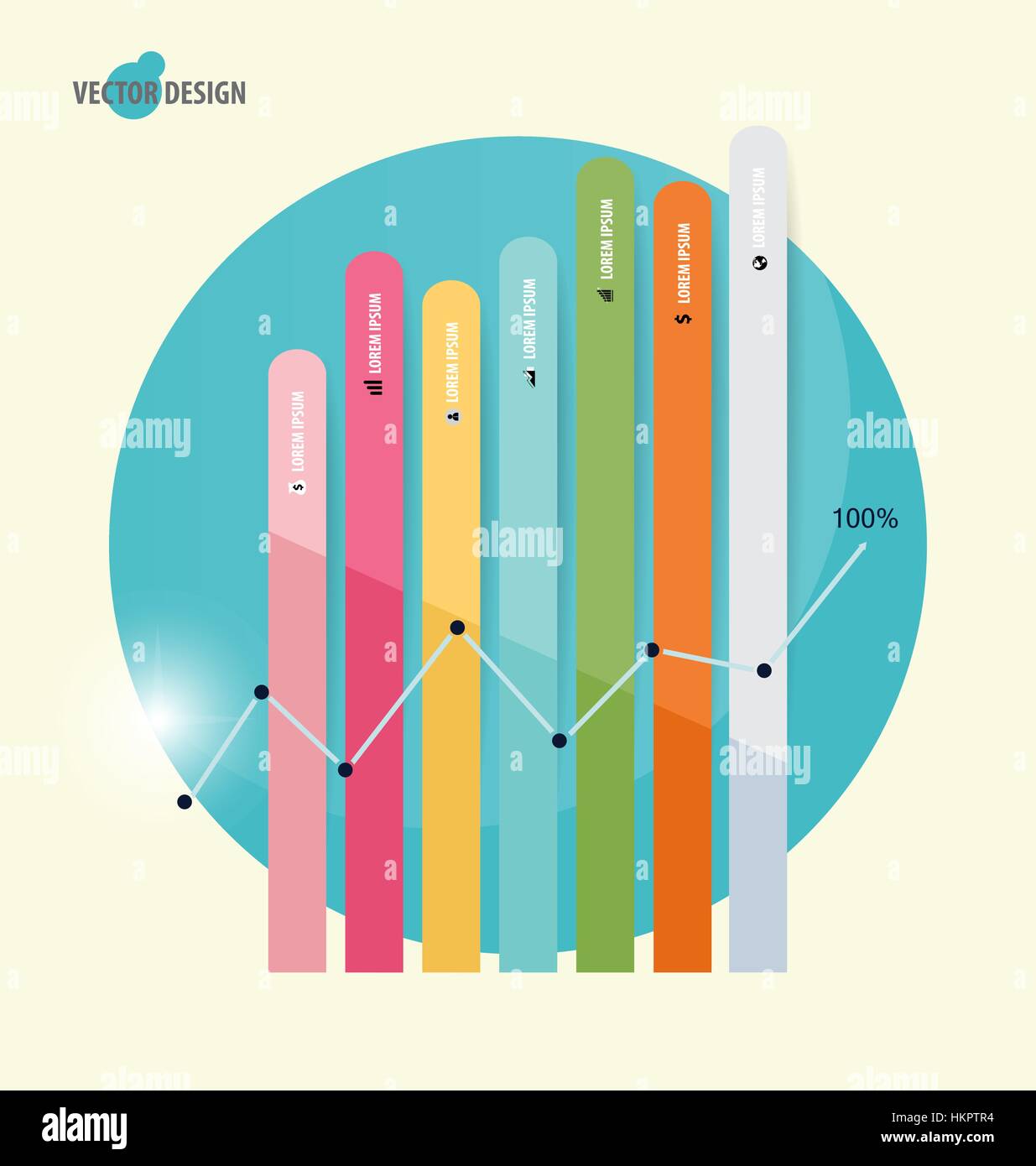 Modern design graph. Business graph to success, can use for business ...