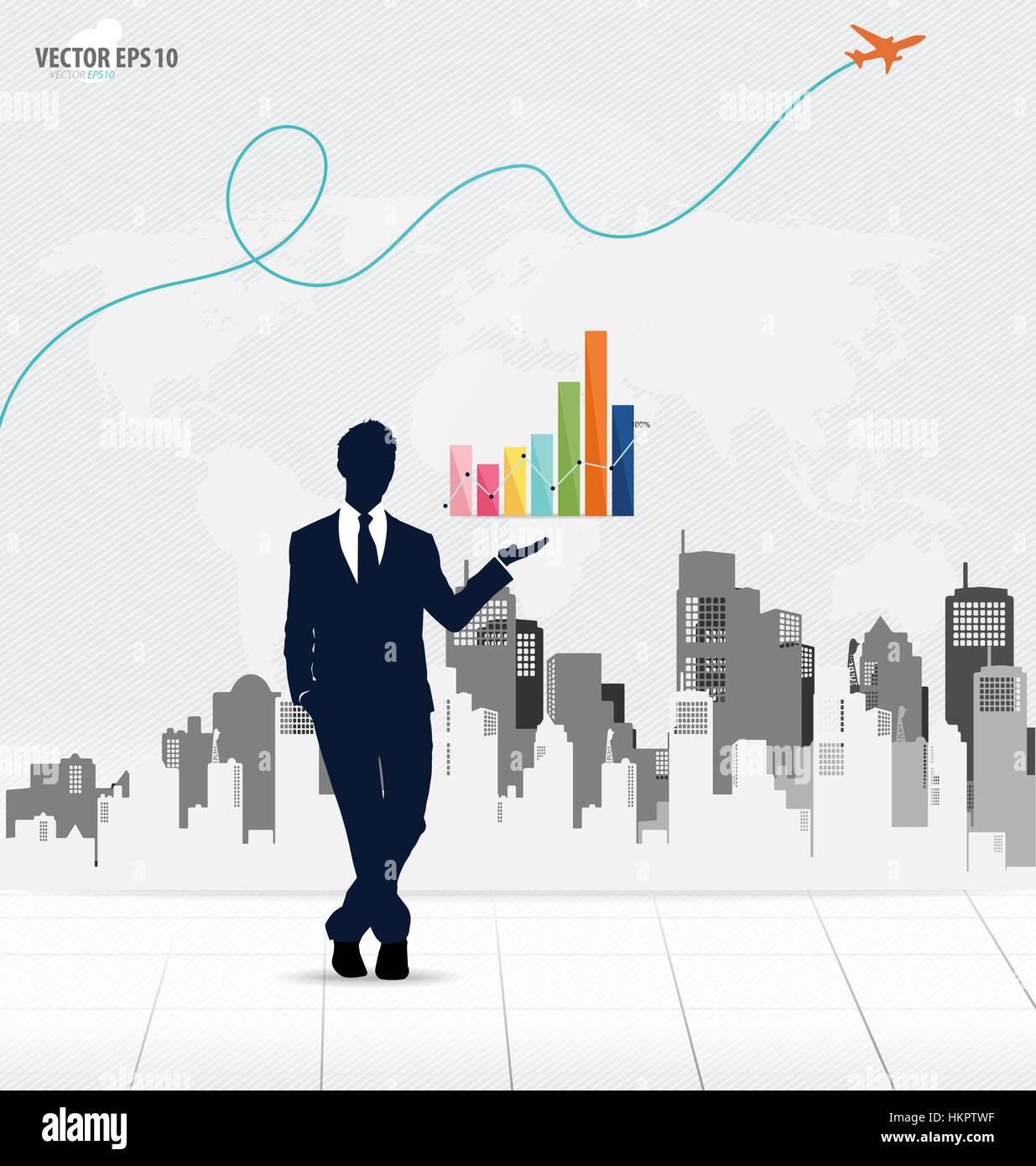 Building graph showing rising hi-res stock photography and images - Alamy