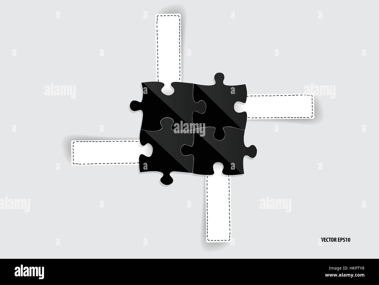 Piece missing paper Stock Vector Images - Alamy