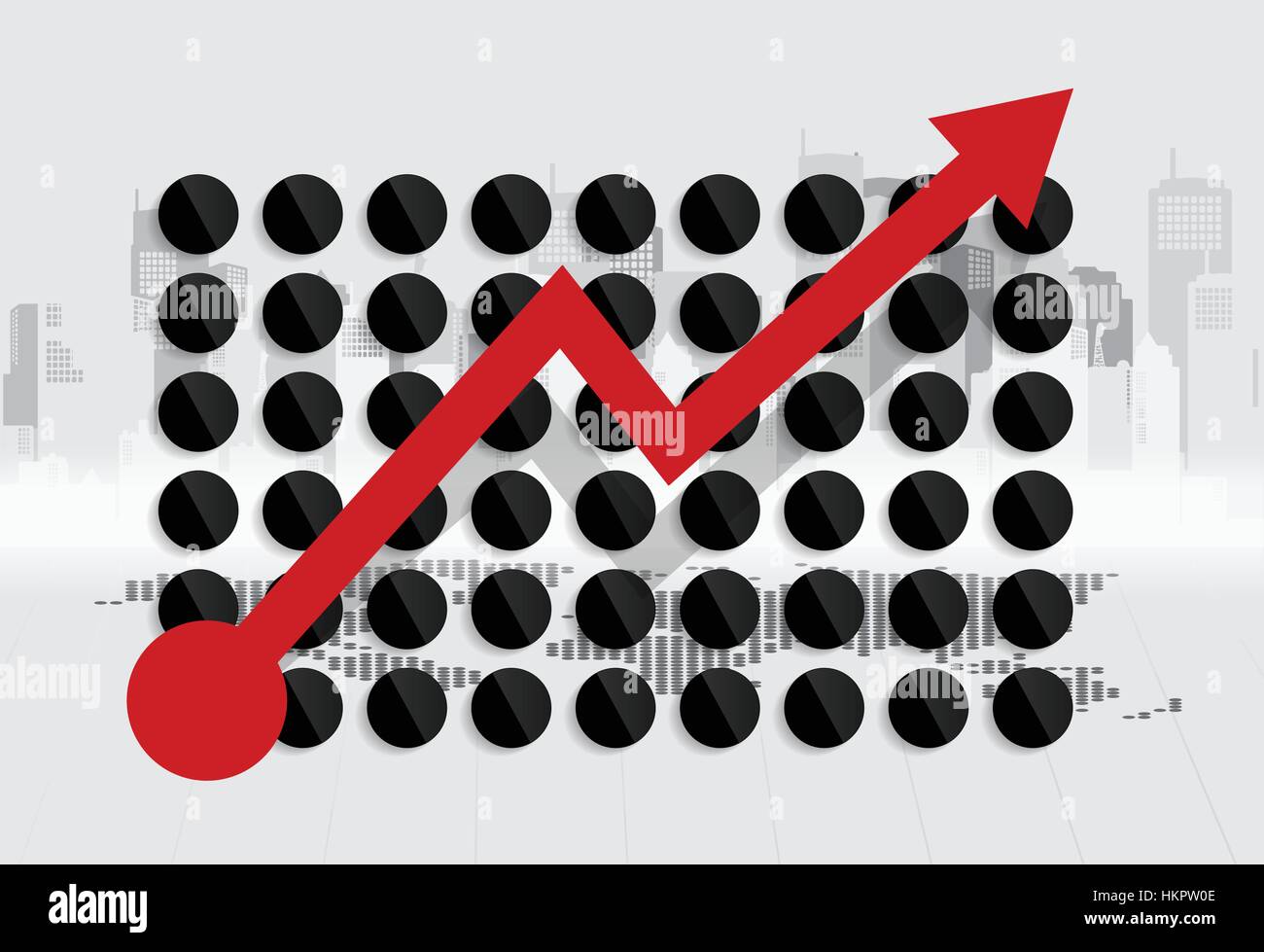 Modern design graph. Business graph to success, can use for business ...