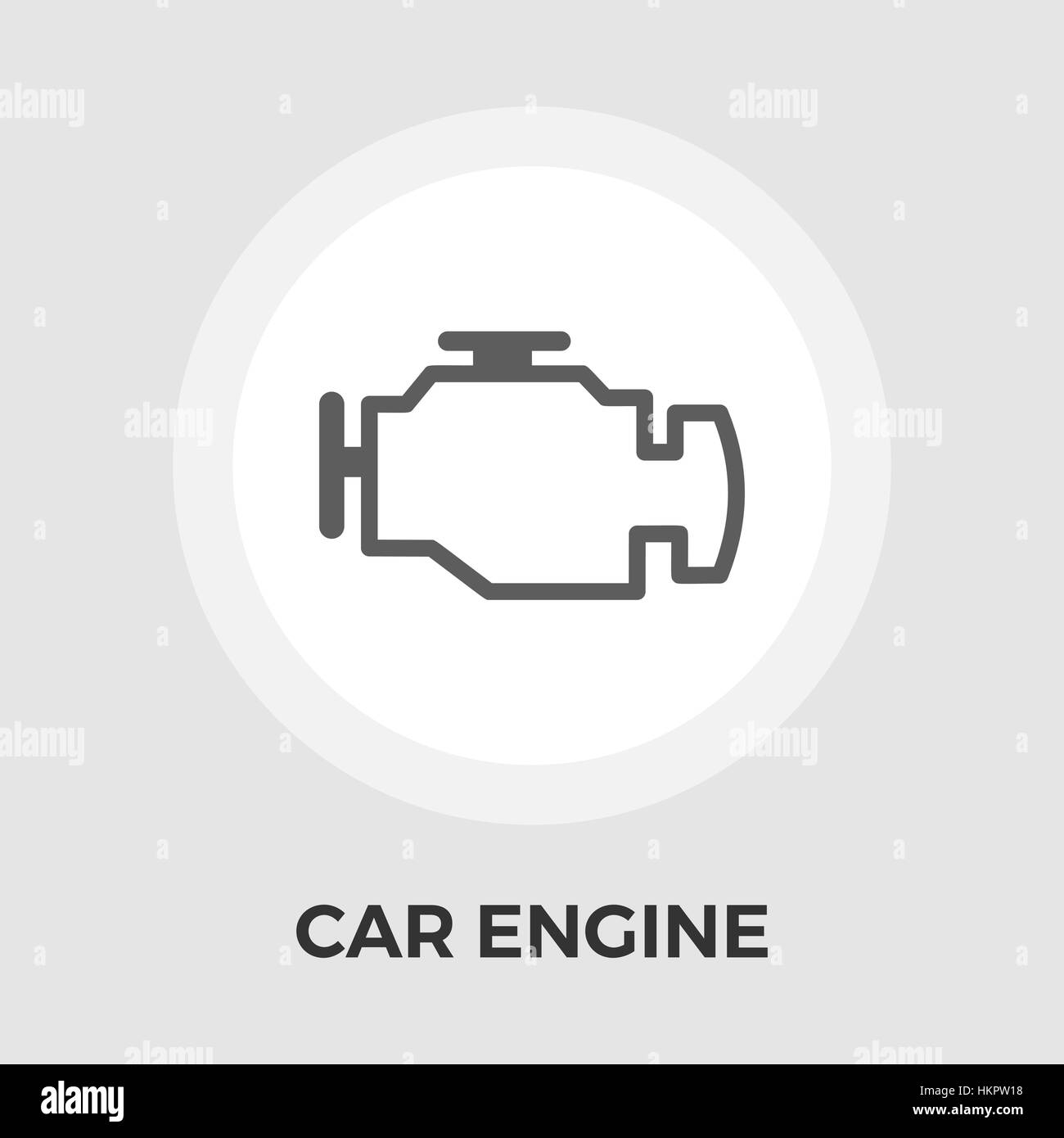 Engine icon vector. Flat icon isolated on the white background ...
