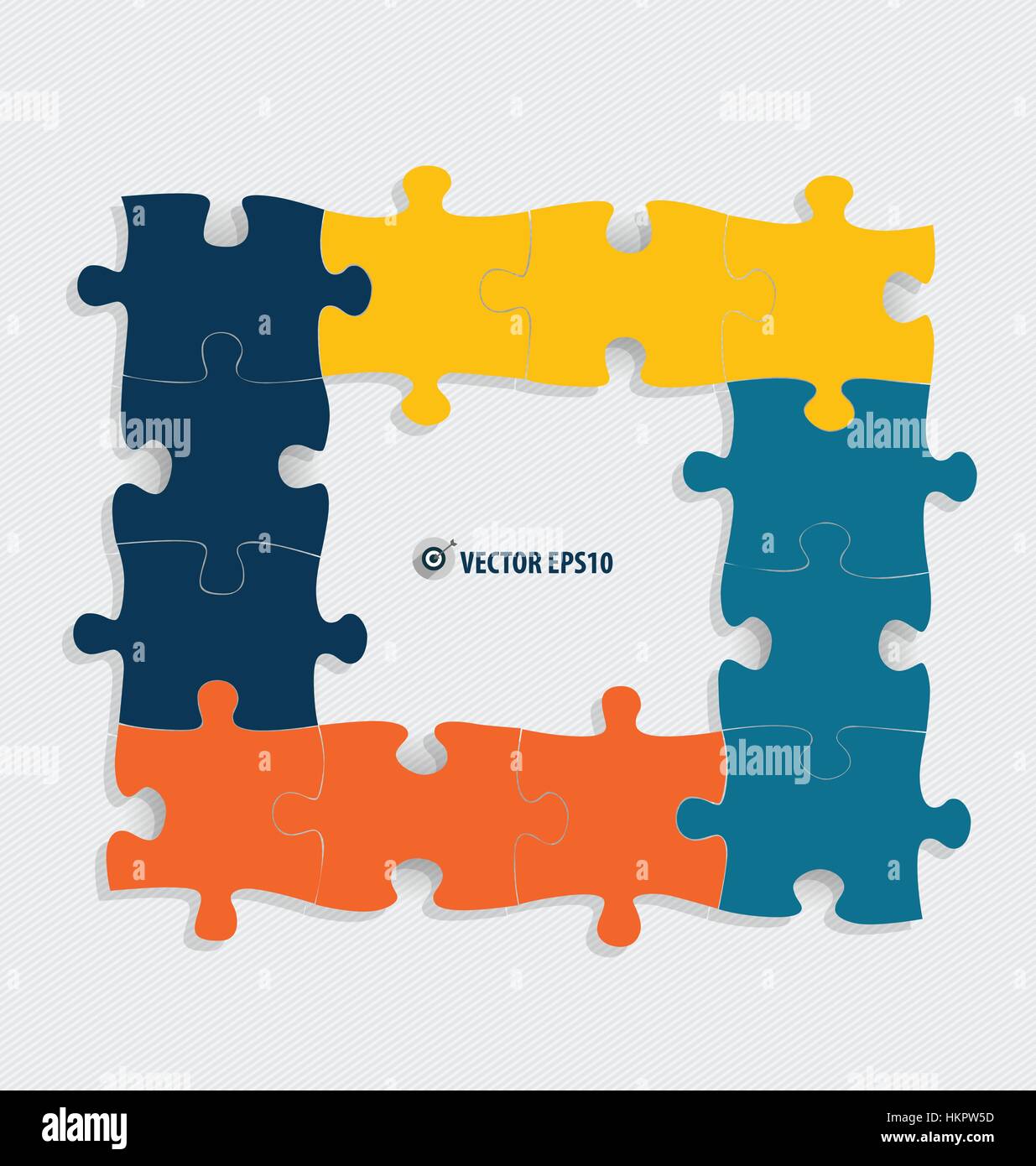 Jigsaw bond Stock Vector Images - Alamy
