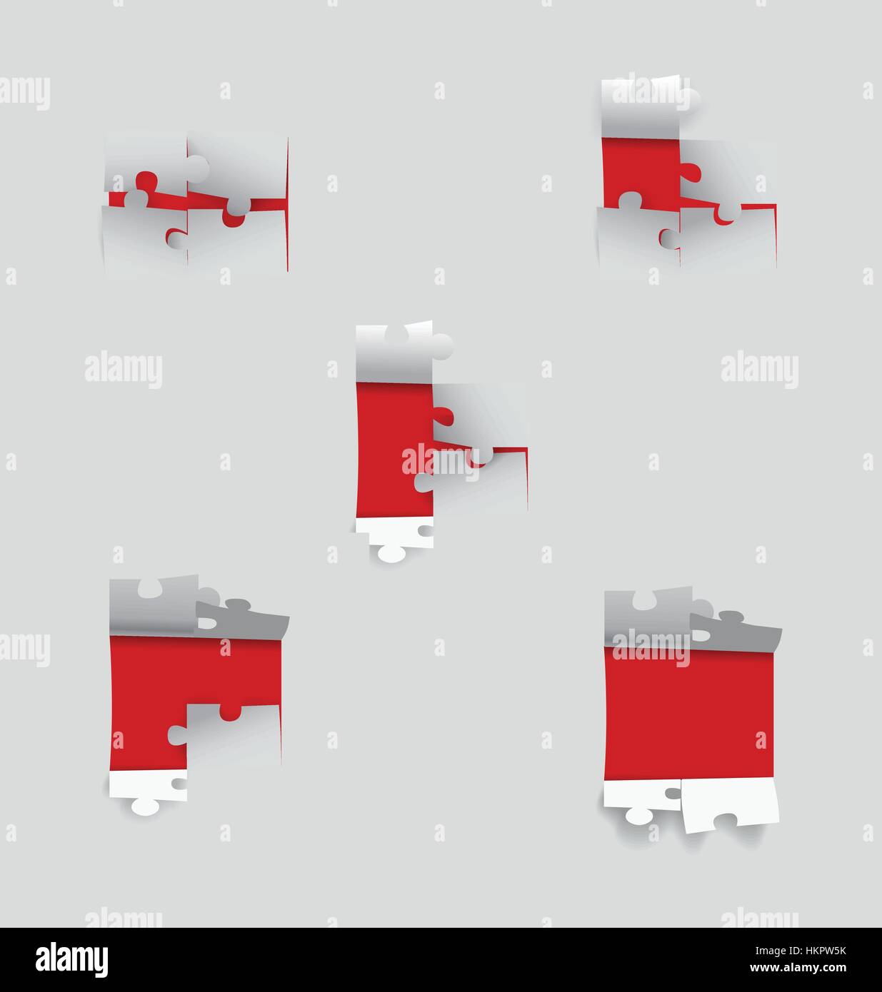 Jigsaw bond Stock Vector Images - Alamy