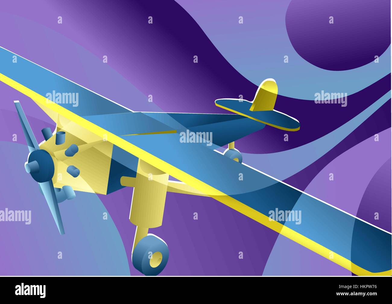 Toy plane Stock Vector Images - Alamy