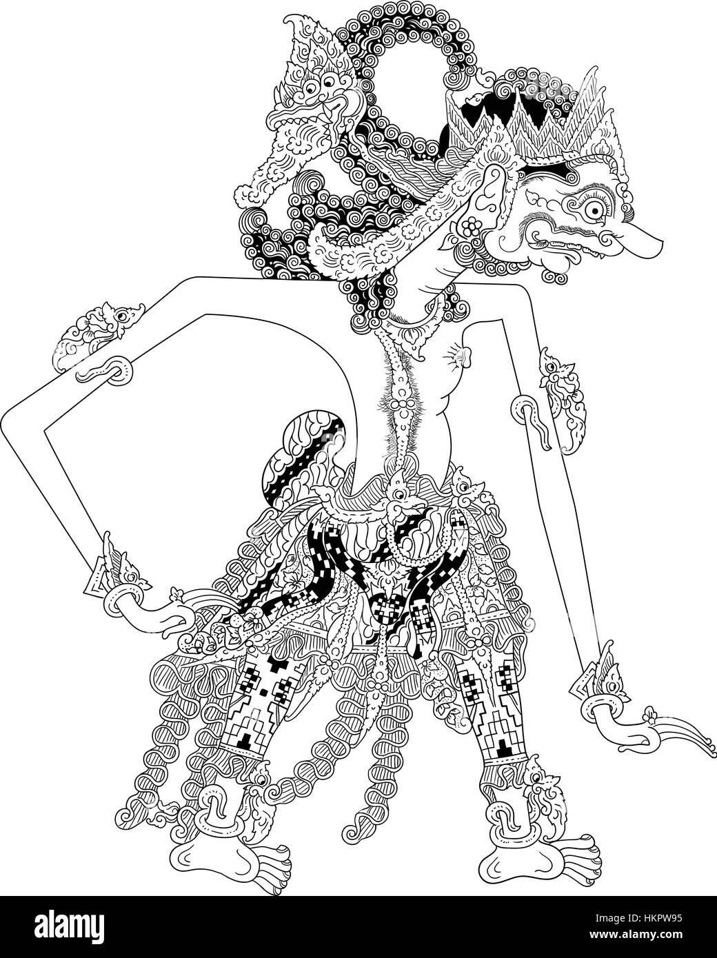 Wayang kulit janaka hi-res stock photography and images - Alamy