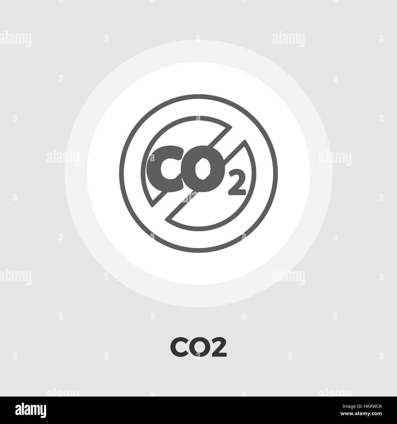 Co2 icon vector flat icon hi-res stock photography and images - Alamy