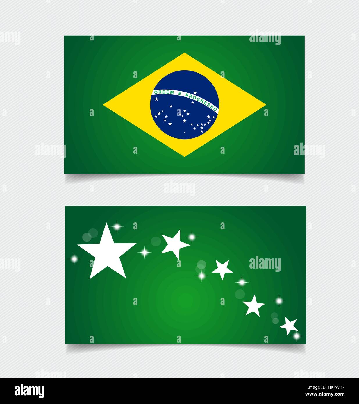 Brazil, Flags concept design. Vector illustration Stock Vector Image ...