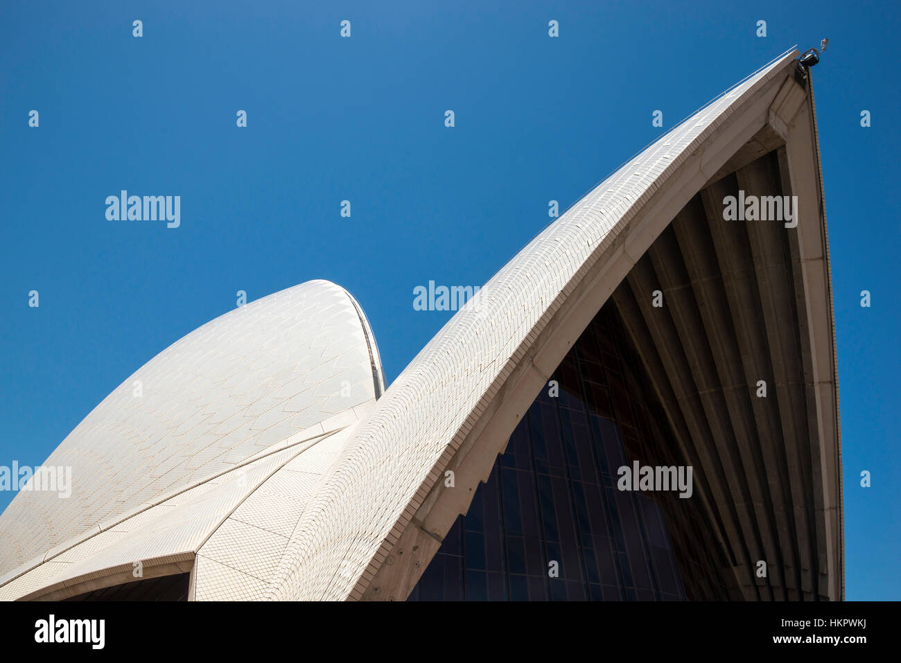 Abstract close up on the Sydney Opera House, New South Wales Australia ...