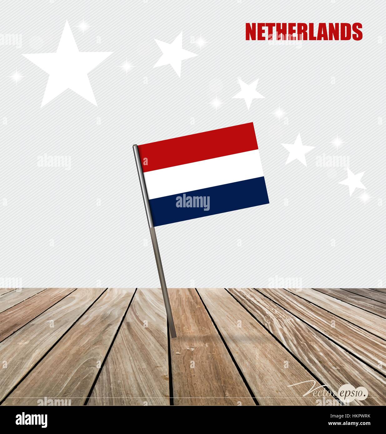 Netherlands, Flags concept design. Vector illustration Stock Vector ...
