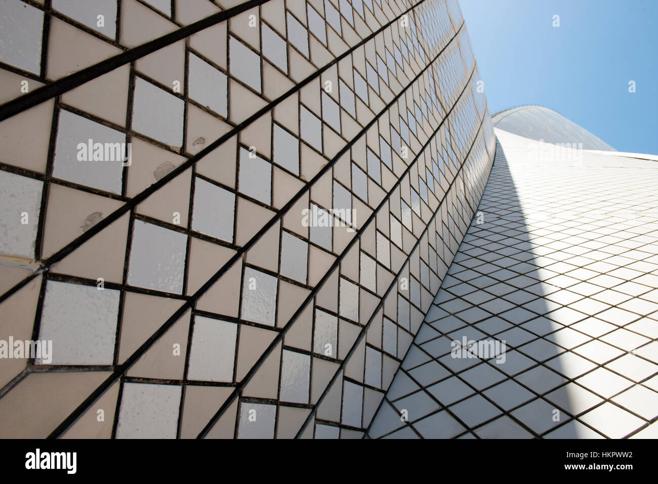 Abstract close up on the Sydney Opera House, New South Wales Australia ...