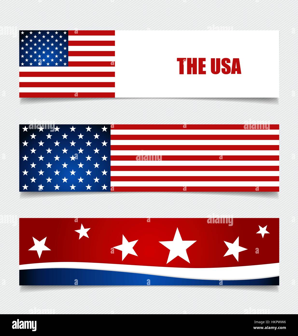 American Flag, Flags concept design. Vector illustration Stock Vector ...
