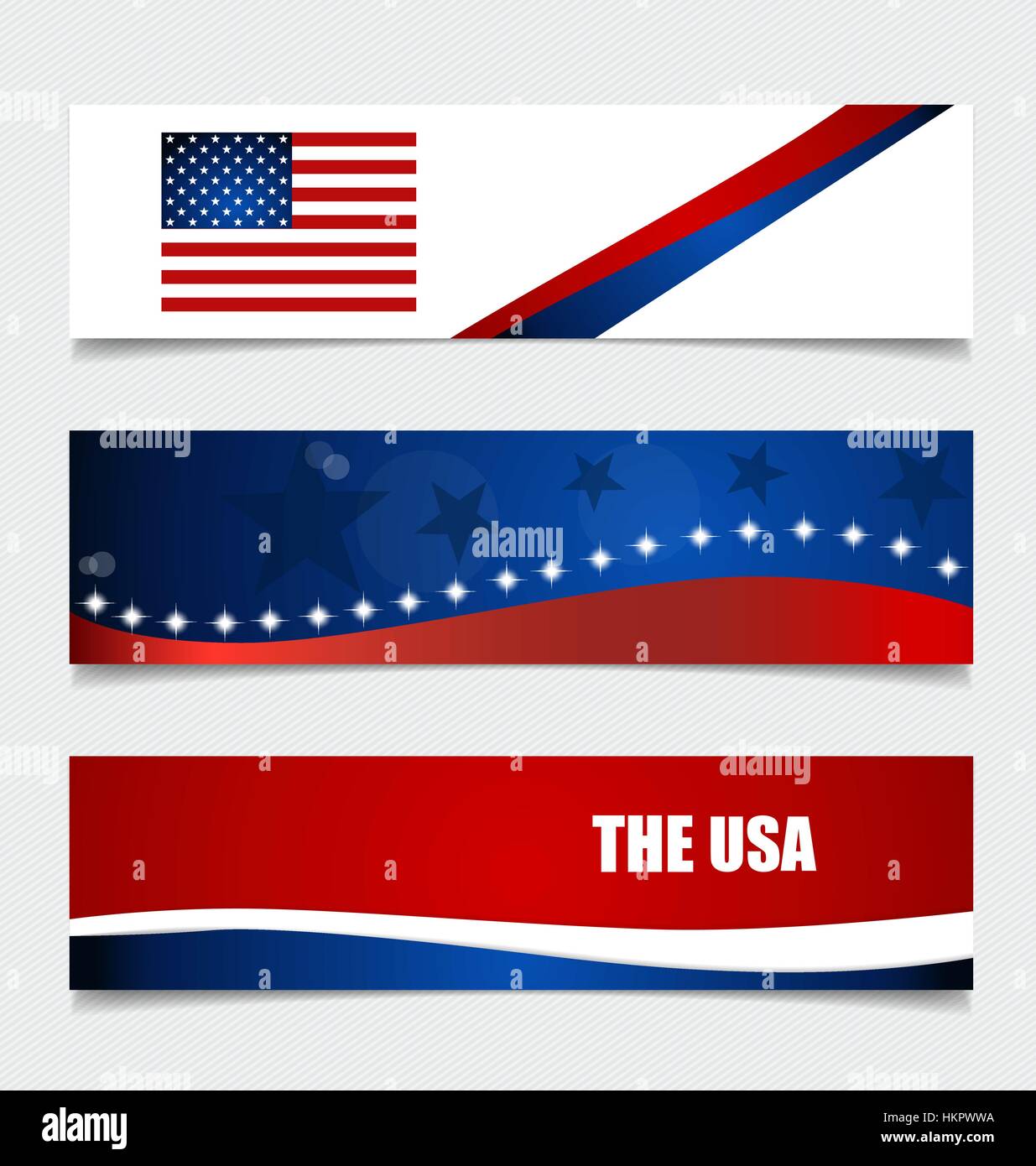 American Flag, Flags concept design. Vector illustration Stock Vector ...