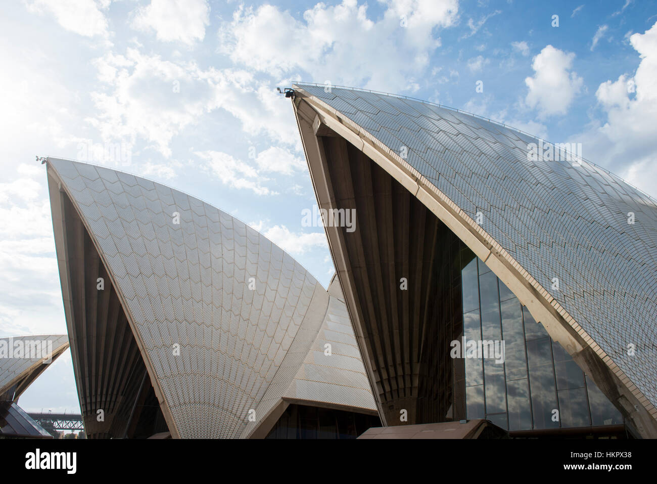 Abstract close up on the Sydney Opera House, New South Wales Australia ...
