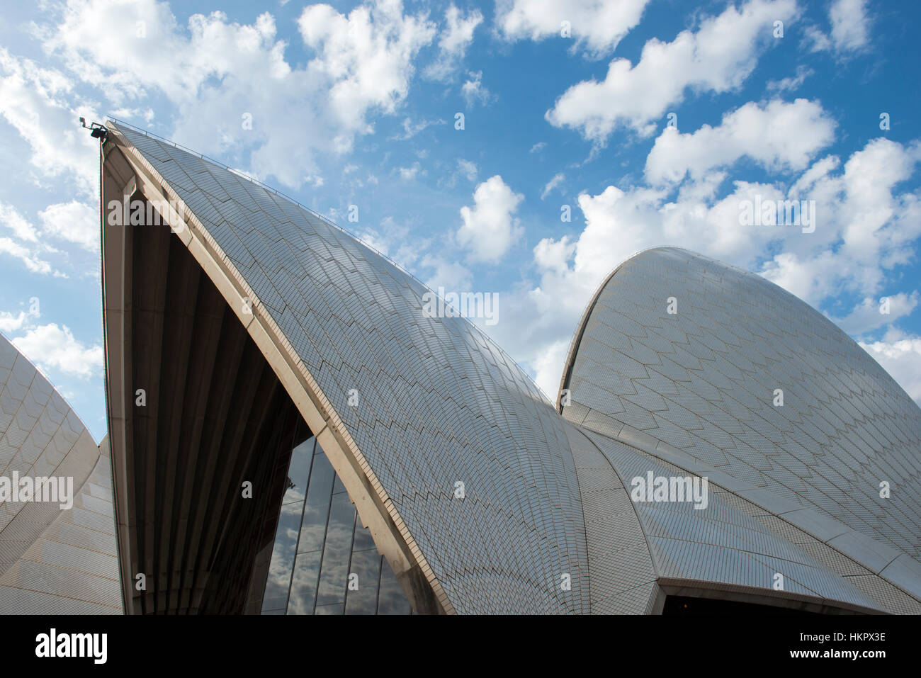 Abstract close up on the Sydney Opera House, New South Wales Australia ...