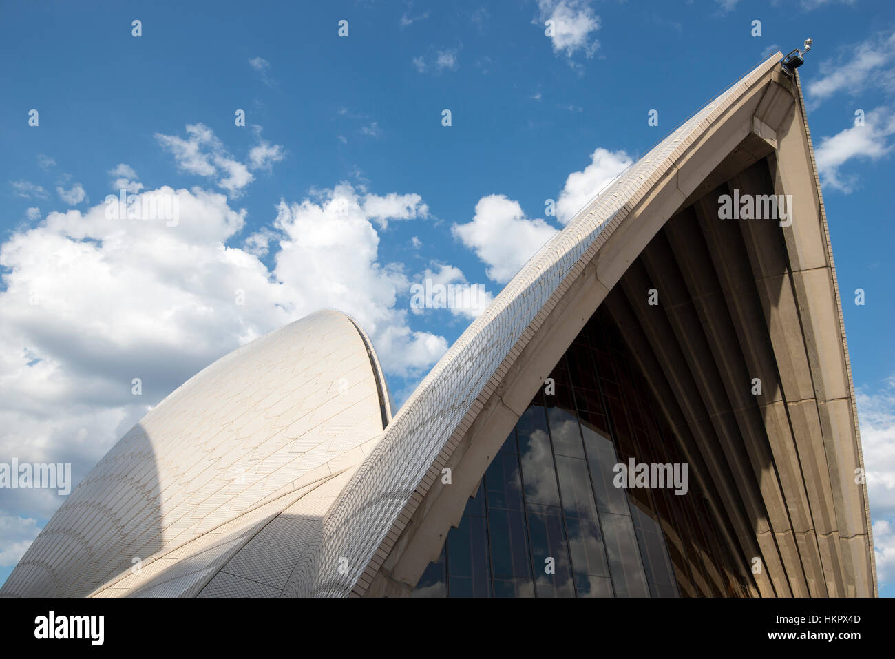Abstract close up on the Sydney Opera House, New South Wales Australia ...