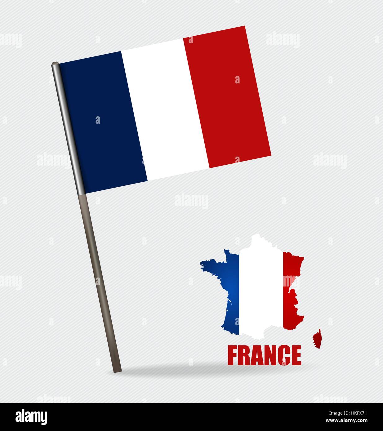 France, Flags concept design. Vector illustration Stock Vector Image ...