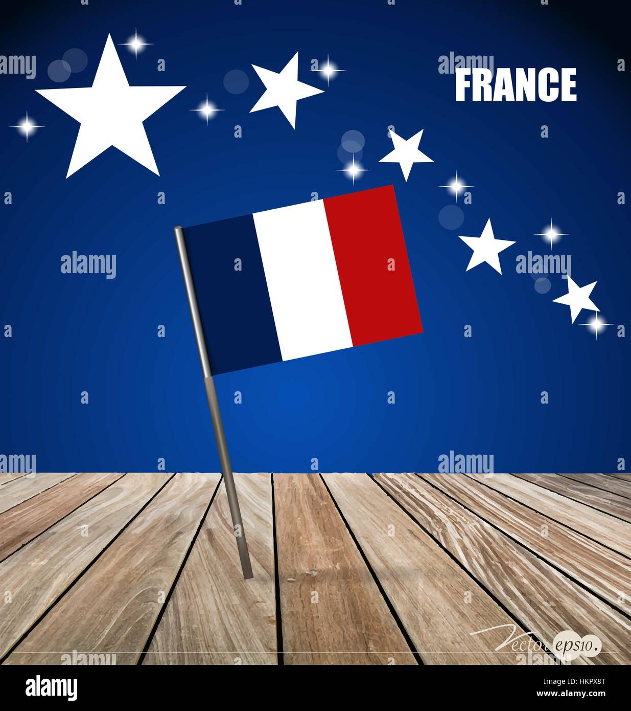 France, Flags concept design. Vector illustration Stock Vector Image ...