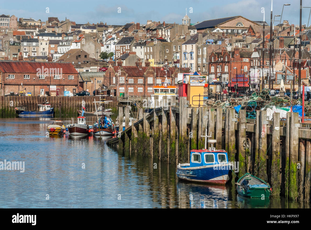 Scarborough Harbour Panoramic Stock Photos & Scarborough Harbour ...