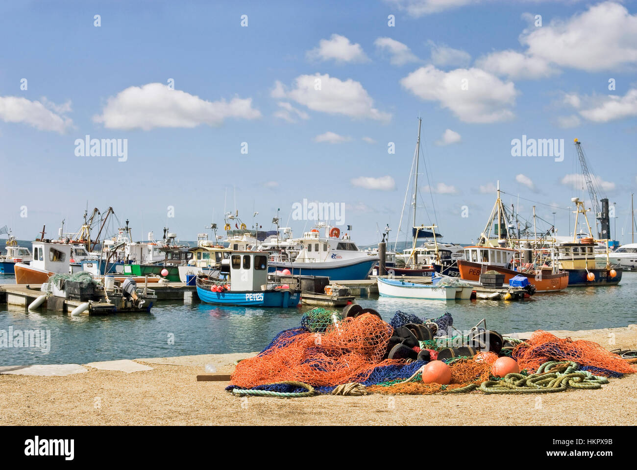 Poole harbour boats hi-res stock photography and images - Alamy