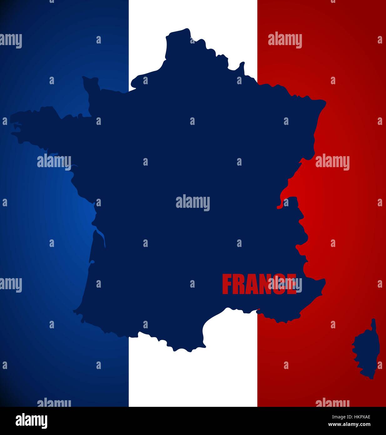 France, Flags concept design. Vector illustration Stock Vector Image ...