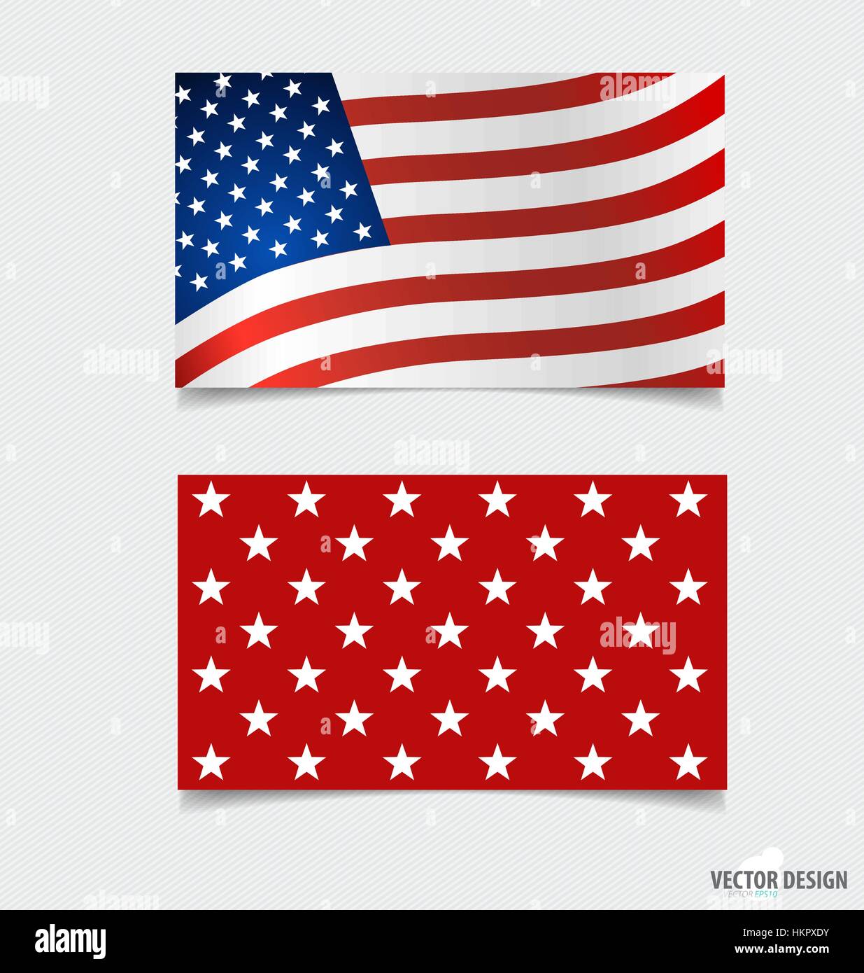 American Flag. Vector illustration Stock Vector Image & Art - Alamy