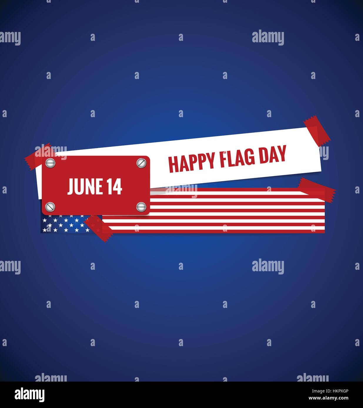 American Flag Day, 14 of June Flag Day. Vector illustration Stock ...
