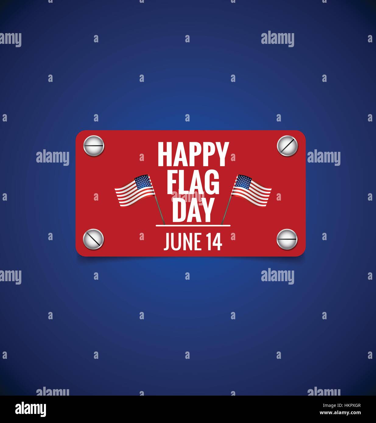American Flag Day, 14 of June Flag Day. Vector illustration Stock ...