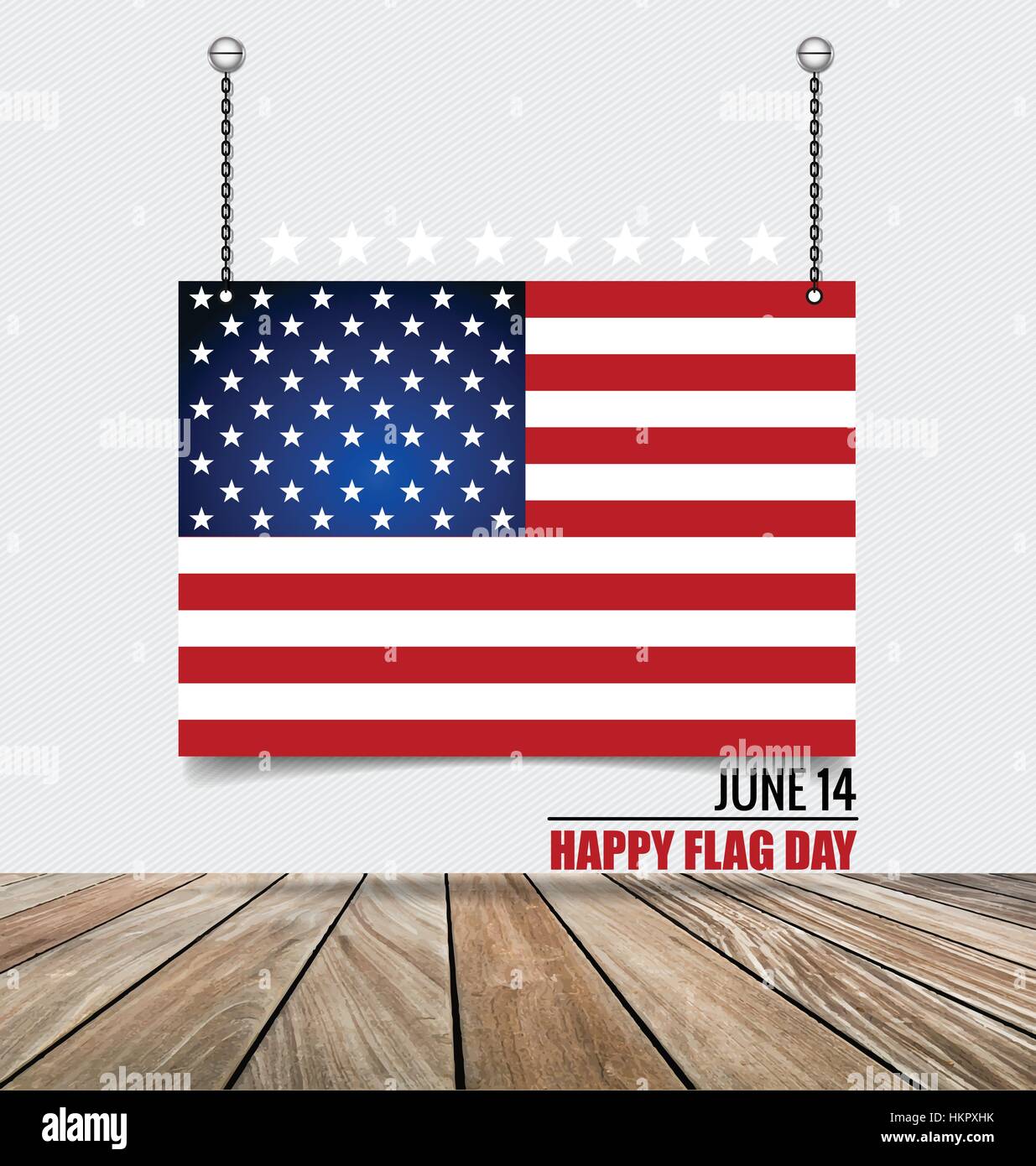 American Flag Day, 14 of June Flag Day. Vector illustration Stock ...