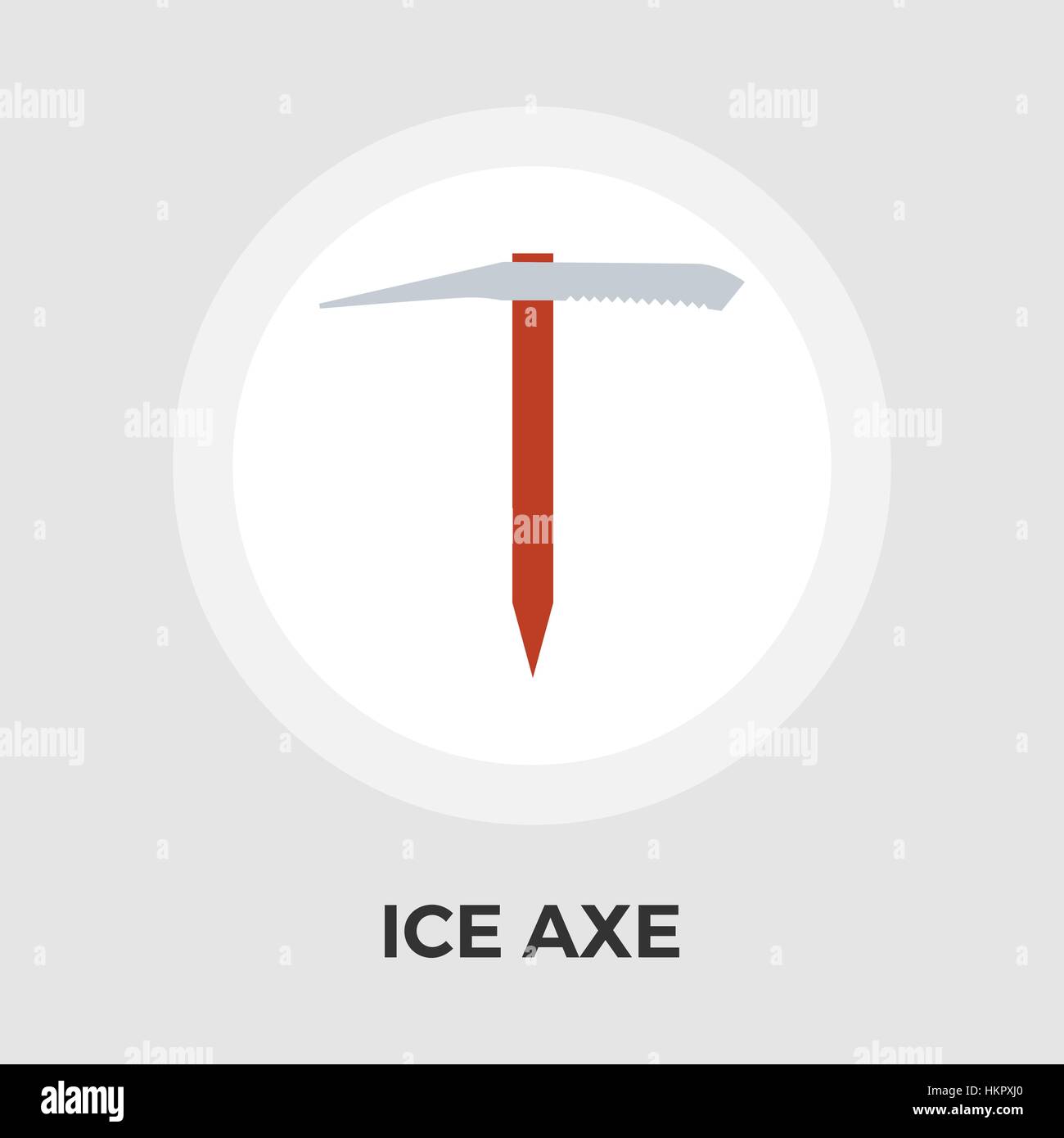 Ice axe icon vector. Flat icon isolated on the white background ...