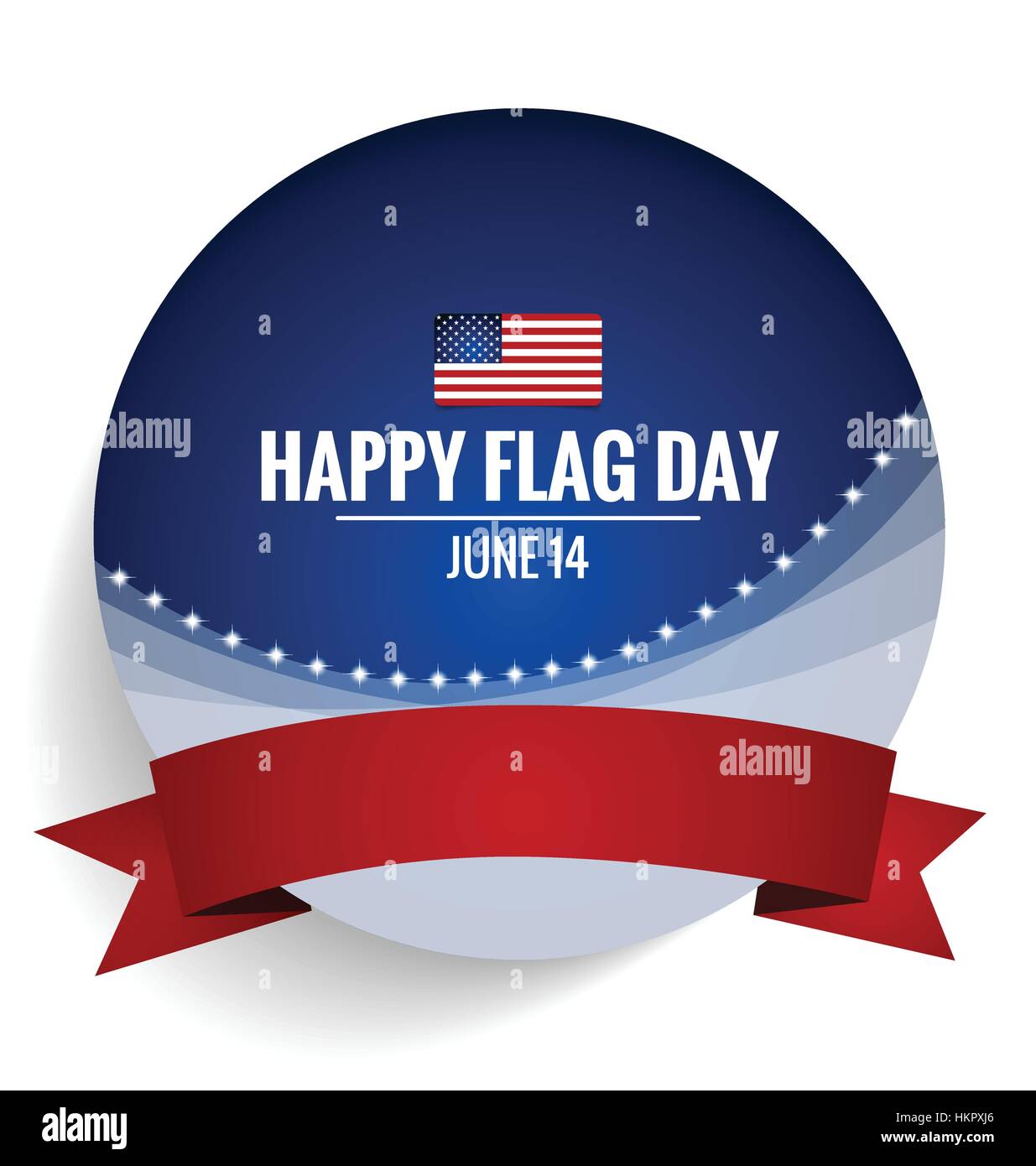 American Flag Day, 14 of June Flag Day. Vector illustration Stock ...